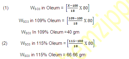 Welcome to Chem Zipper.com......: Two sample of Oleum are labelled as ...