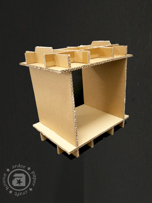 Modular Cardboard Shelves [Template] | ardee's creation