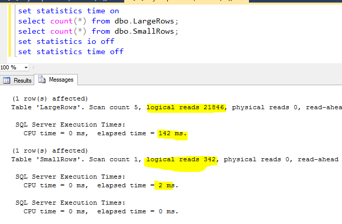 How Fixed Length And Variable Length Data Types Affect Performance In Sql Server Explain With