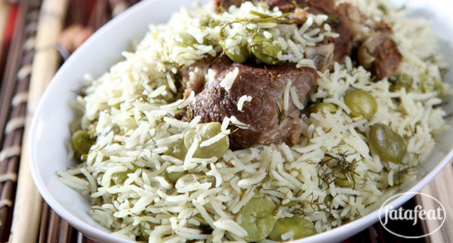 أرز بالفول الاخضر - طريقة عمل أرز بالفول الاخضر | طبق اليوم بالصور