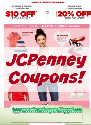 Free Promo Codes and Coupons 2023: JcPenney Coupons
