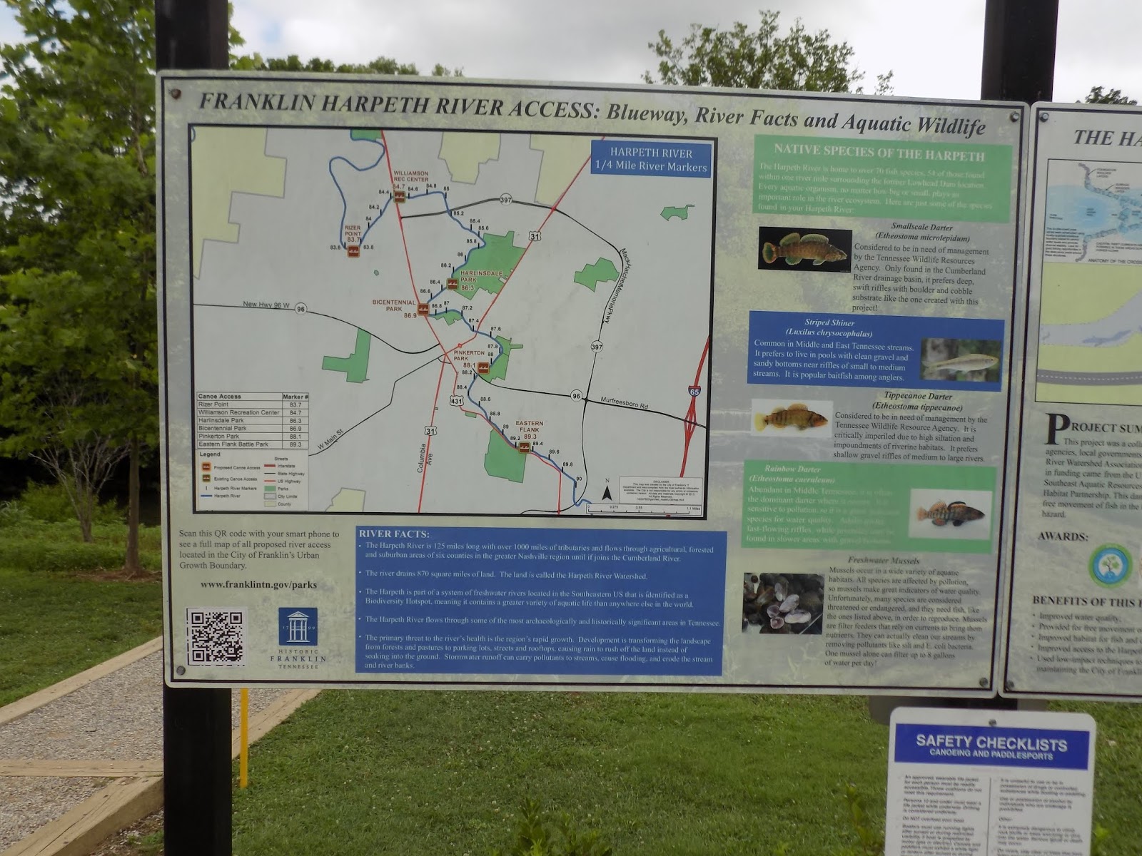 Paddle Tennessee: Harpeth River - Eastern Flank Access Point