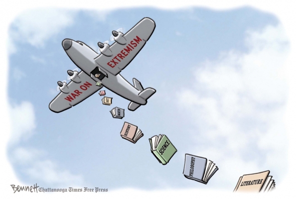 War On Extremism, Cartoon