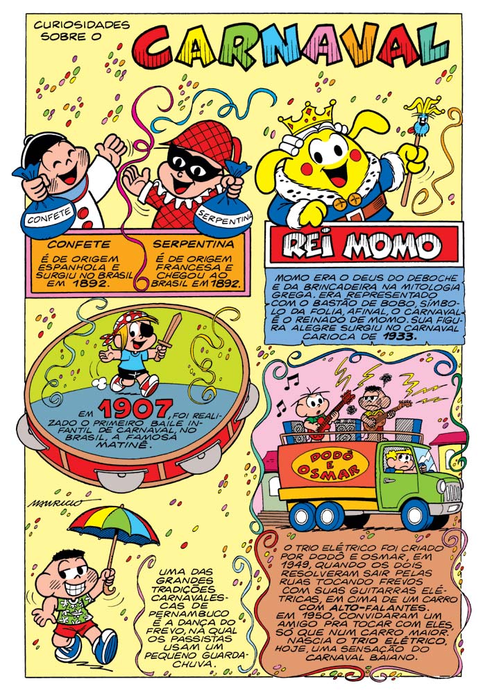 Turma da Mônica: Saiba mais sobre o carnaval Saiba mais sobre o ...