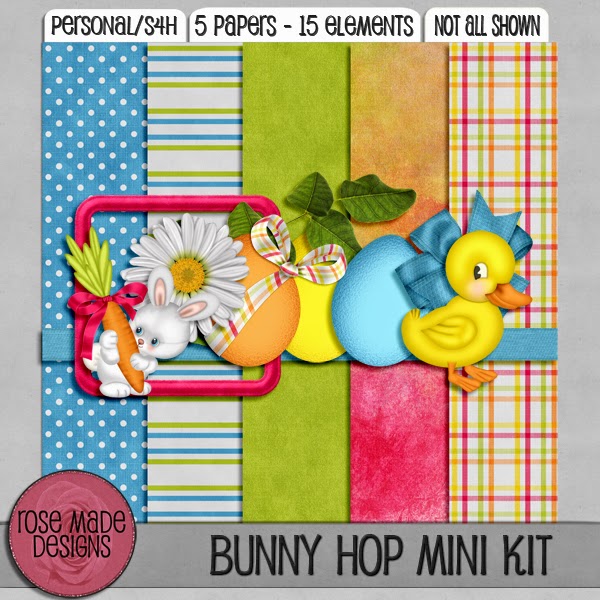 RoseMade Designs: W4E Bunny Hop Blog Train Freebie!