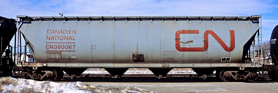 Trackside Treasure: CN's VI&E Covered Hoppers