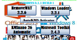 AutoKMS Activator for Windows 7,8,Office 2010,2013 Versions 3.1.1 Build ...