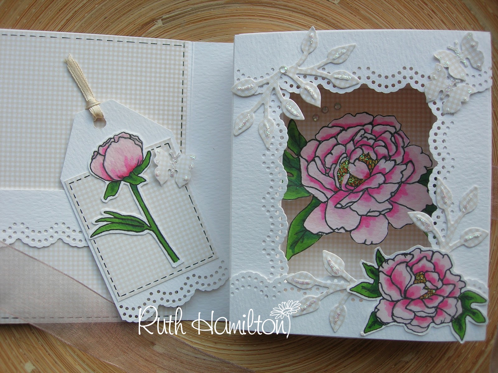 A Passion For Cards: Peony Book Card