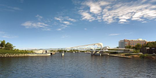 Industrial History: Johnston Street Bridges over Upper Harbor in ...