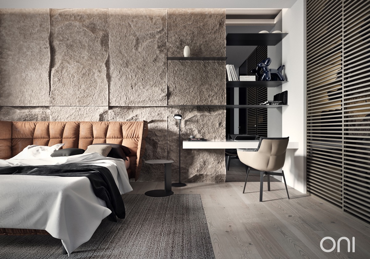 40+ Ide Desain Dinding Kamar Tidur Agar Tampil Mewah & Elegan - Rumahku ...