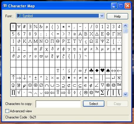 Tutorial and Techniques of Photoshop and PageMaker: Using Character Map ...
