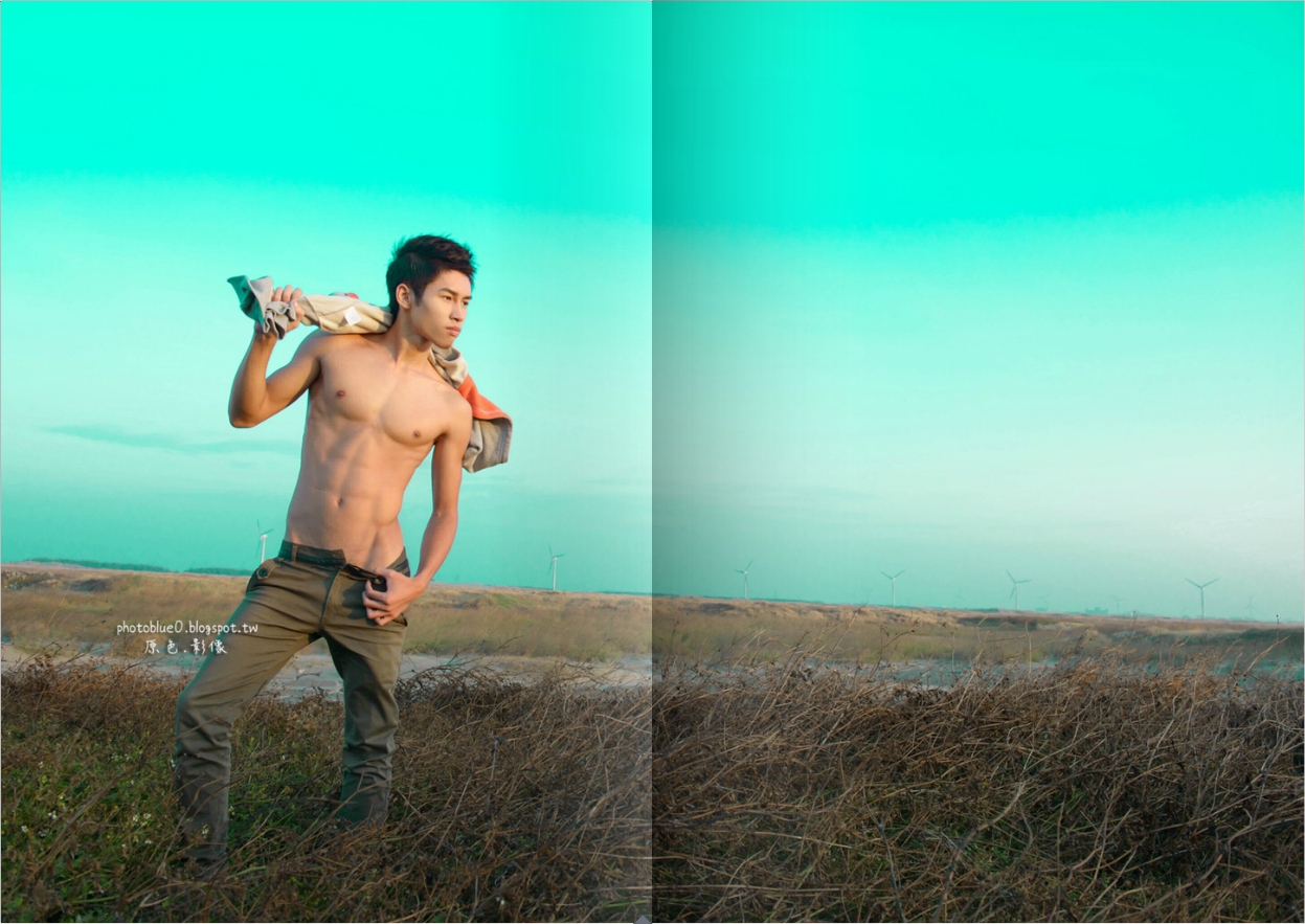 HOT MALE MODELS: Blue Man 20 - EX