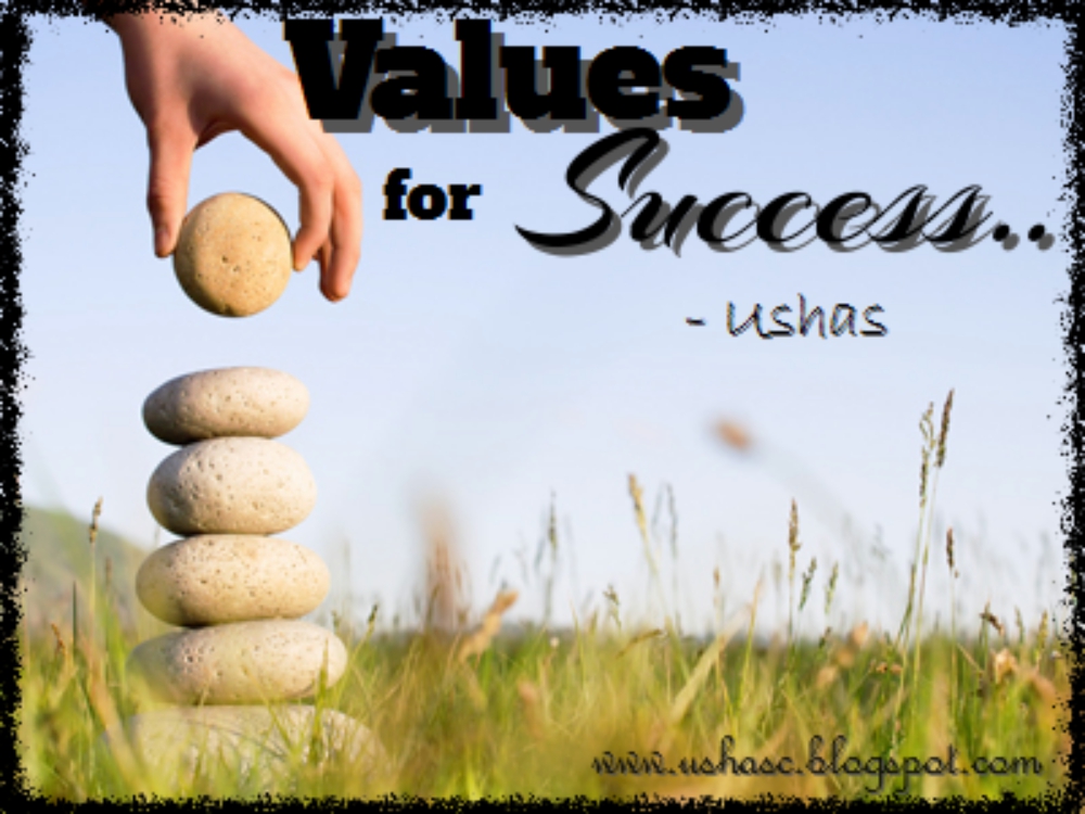 Ushas': Identifying Your Values for Success…