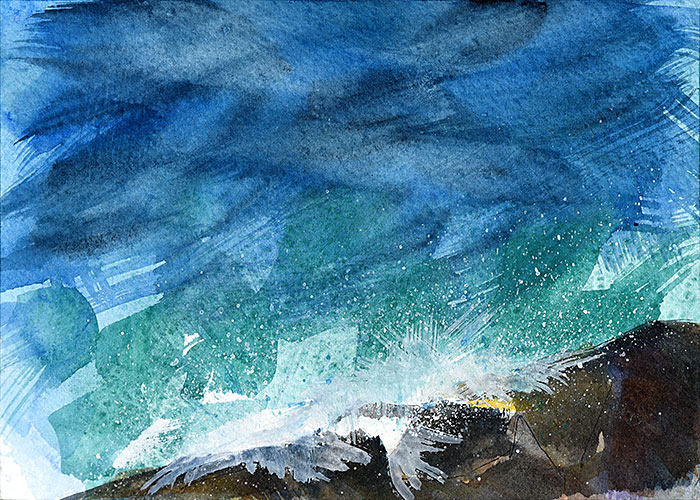 The Art of Bruce: Gull Cove Sea Splash