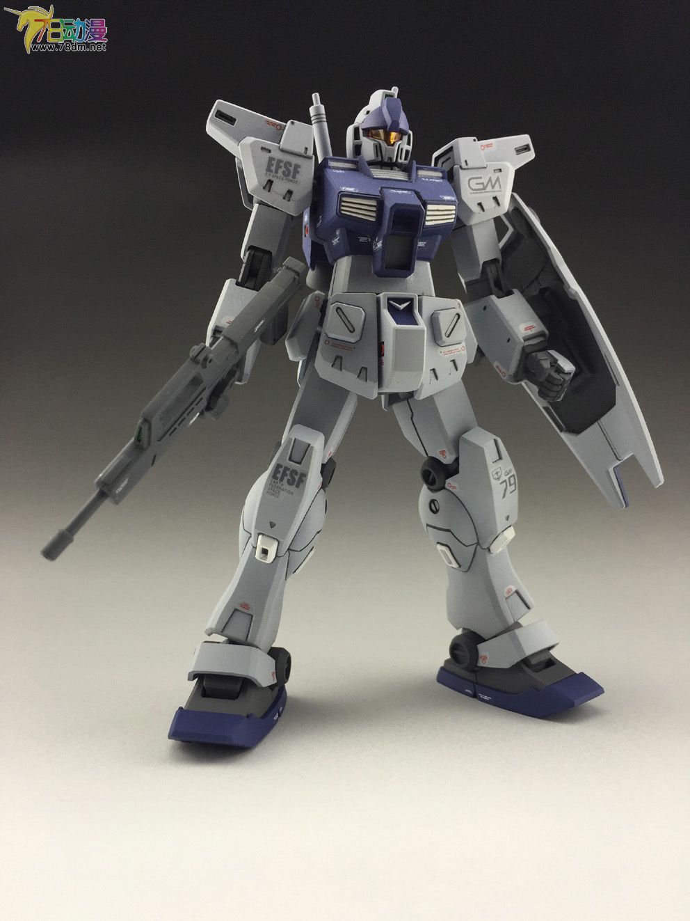 Gundam Family: HG 1/144 RGM-79N GM Custom Painted Build