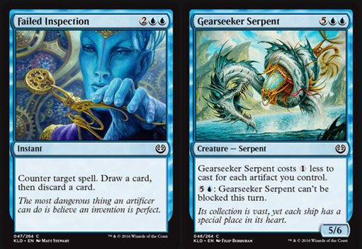 Magic the Gathering Adventures: Kaladesh Set Review: Blue