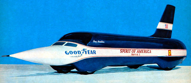 Just A Car Guy: The Land Speed Record vehicles. The variety of design ...