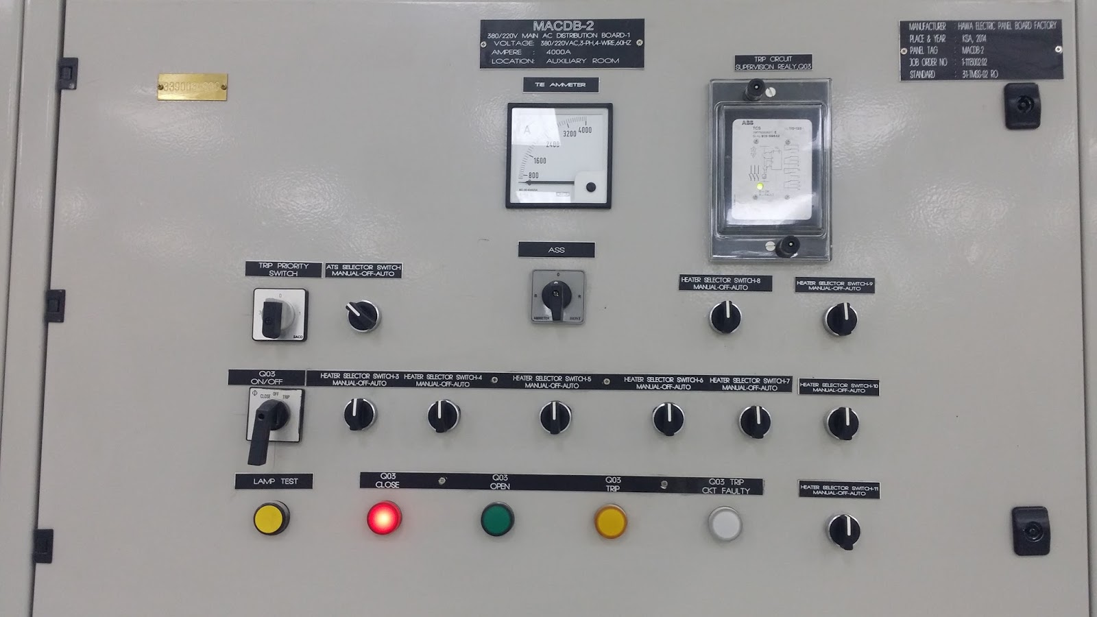 Substation Testing and Commissioning: MAIN ACDB INTERLOCK ISSUE
