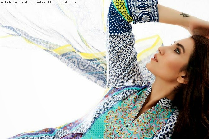 Amna Ismail Imperial Lawn Collection 2014 - Midsummer Dresses - Fashion ...