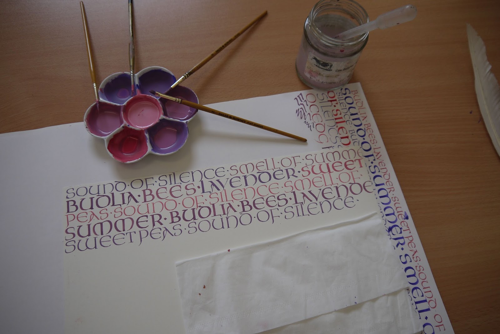 Pen and Ink Calligraphy: Our first and CLAS's 21st Festival of Calligraphy