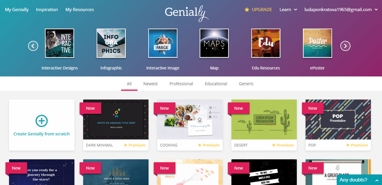 Як працювати з сервісом Genial.ly. Інтерактивне зображення. Частина 1 ...