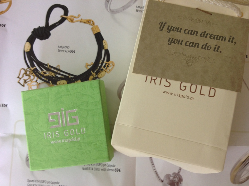 MARIETTE'S BACK TO BASICS: { LOOK - I won this IRIS GOLD Jewelry from ...
