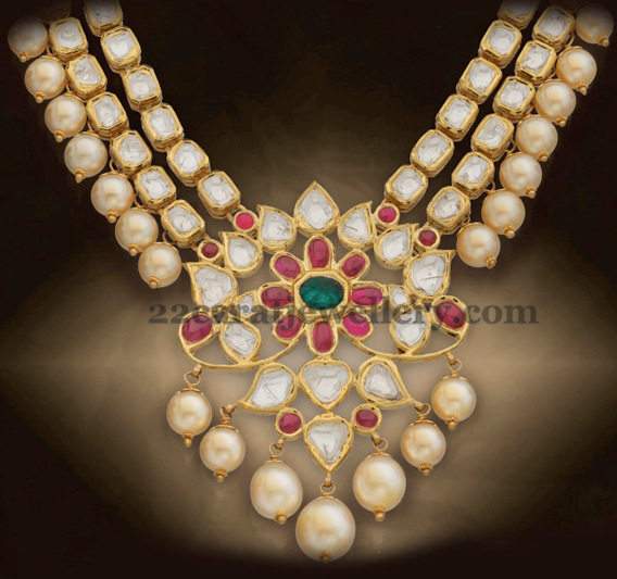 Faceted Cut Flat Diamonds Set - Jewellery Designs