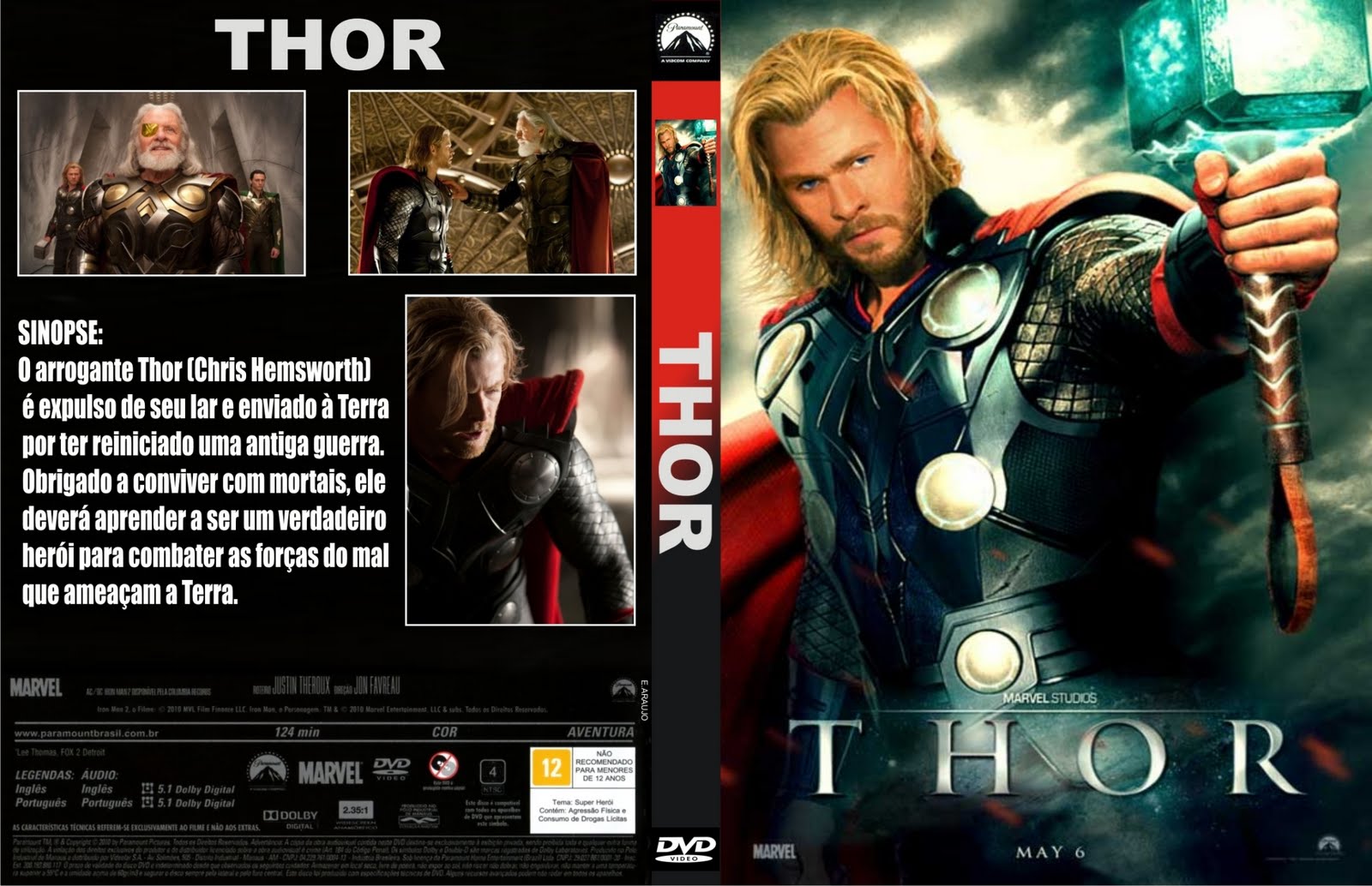 Capas Filmes Aventura: Thor