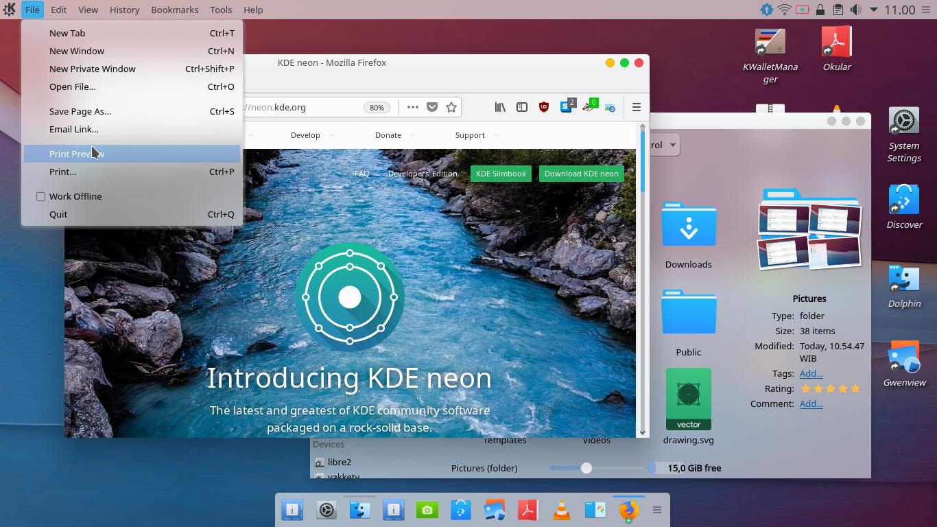 A First Timer Review of KDE neon Operating System