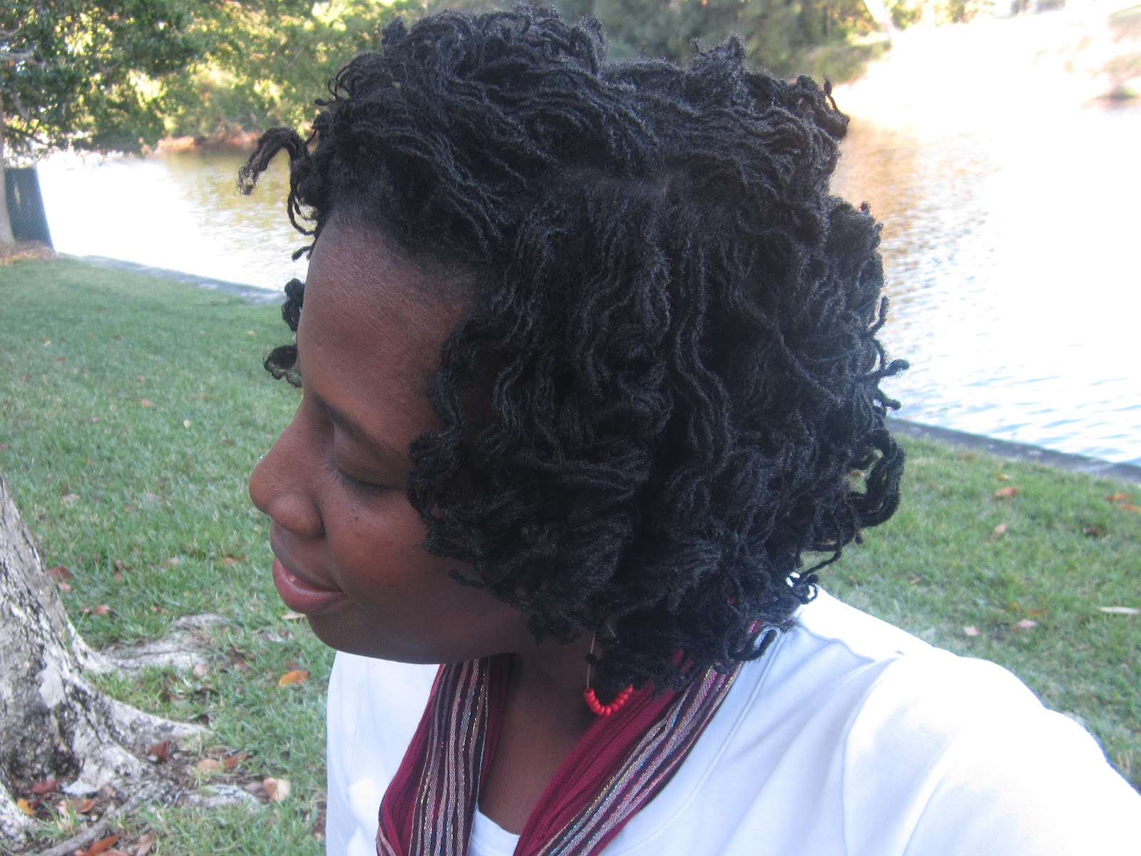 Kreyola's Journeys: Result: Loc Knots on Sisterlocks