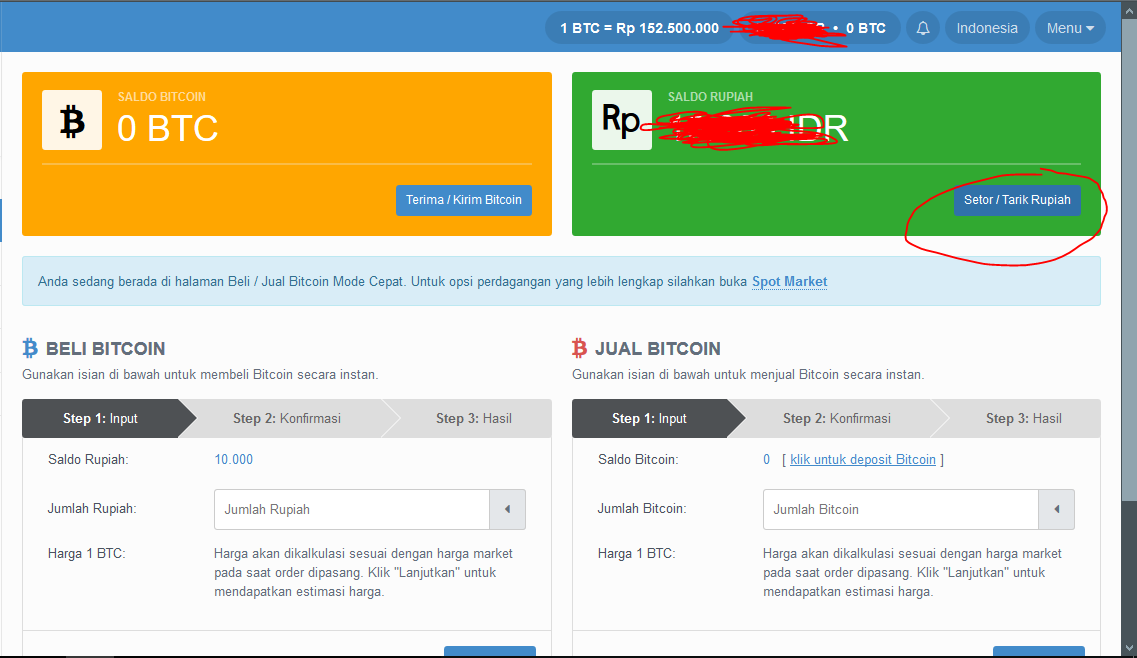 Cara Withdraw Atau Penarikan Saldo Di Vip.bitcoin.co.id - ICO NEWS ...