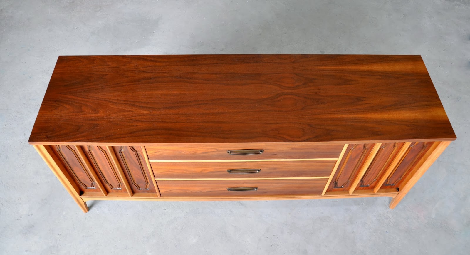 SELECT MODERN: Kent-Coffey Triple Dresser Credenza
