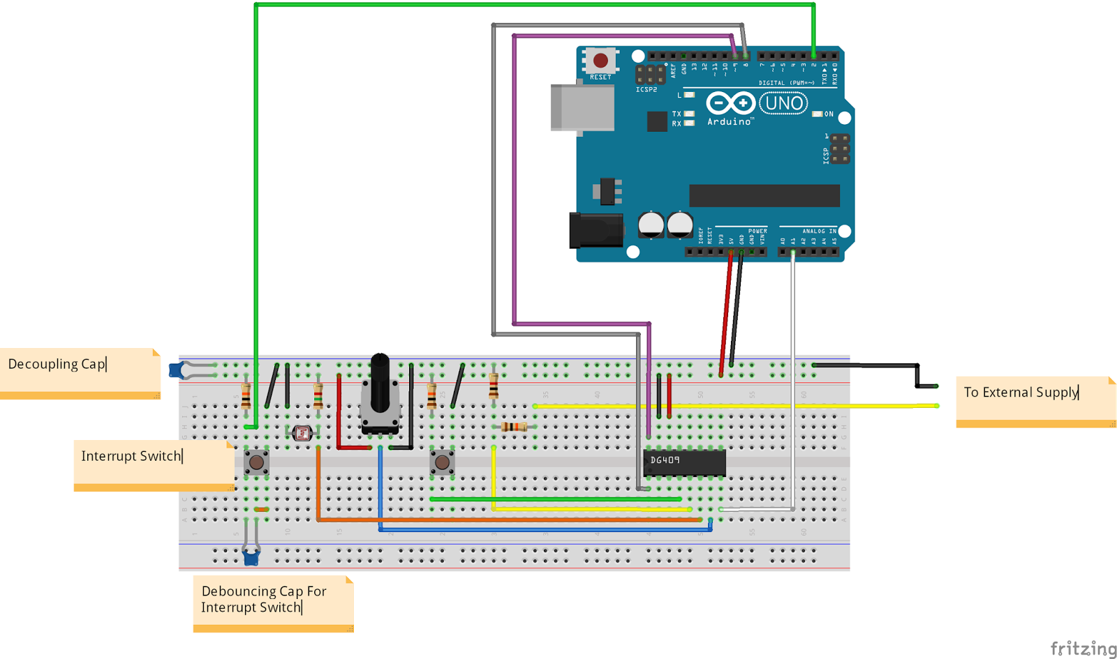 Tron's Workshop: Arduino Uno IO Expander