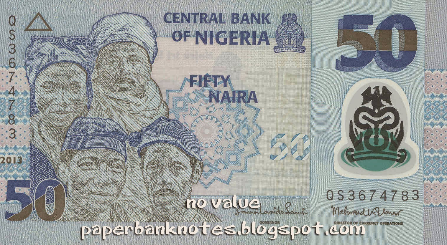 world polymer: Nigeria - 50 Naira