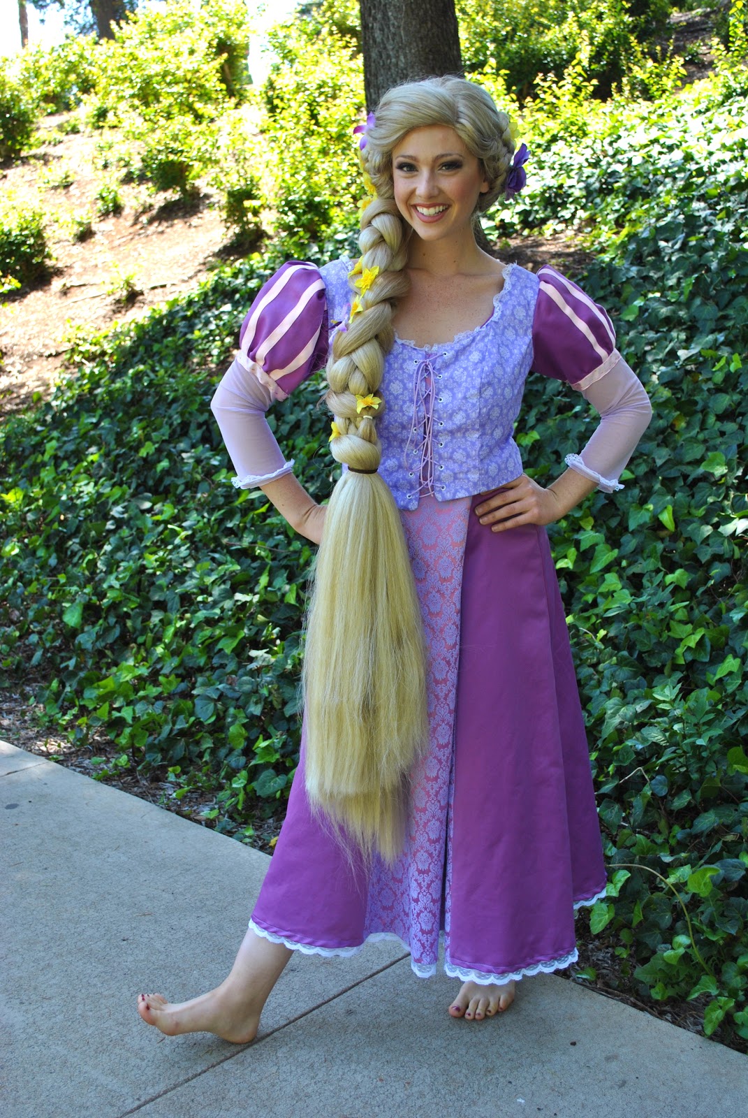 Party Princess Productions: Rapunzel Singing Birthday Party Character ...