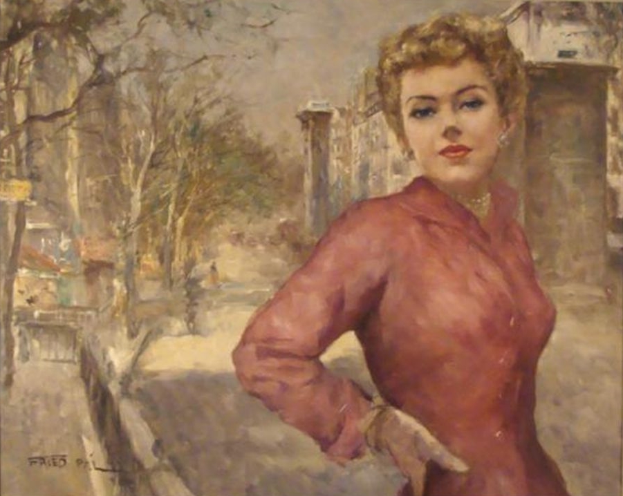 Pal Fried | La Belle Époque | Vintage figurative painter | Tutt'Art ...