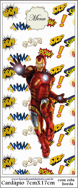 Iron Man: Free Party Printables. - Oh My Fiesta! for Geeks