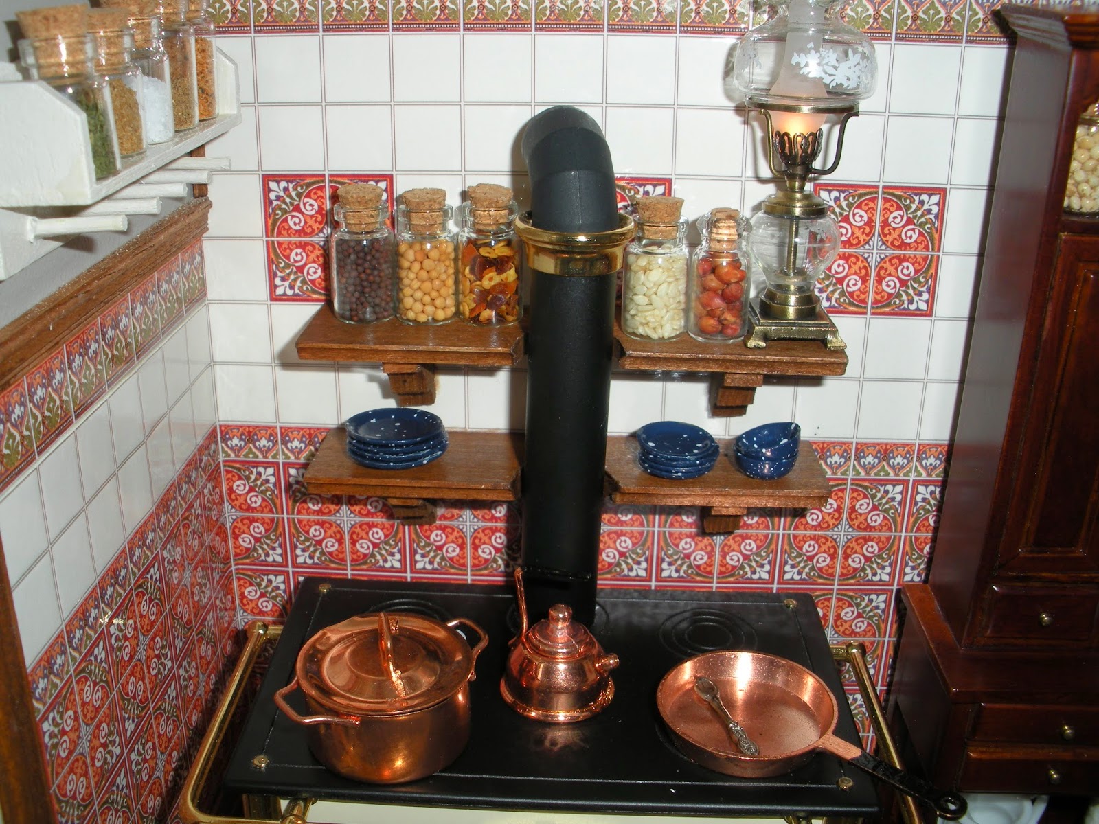 The Dollhouse: The Kitchen: Finished