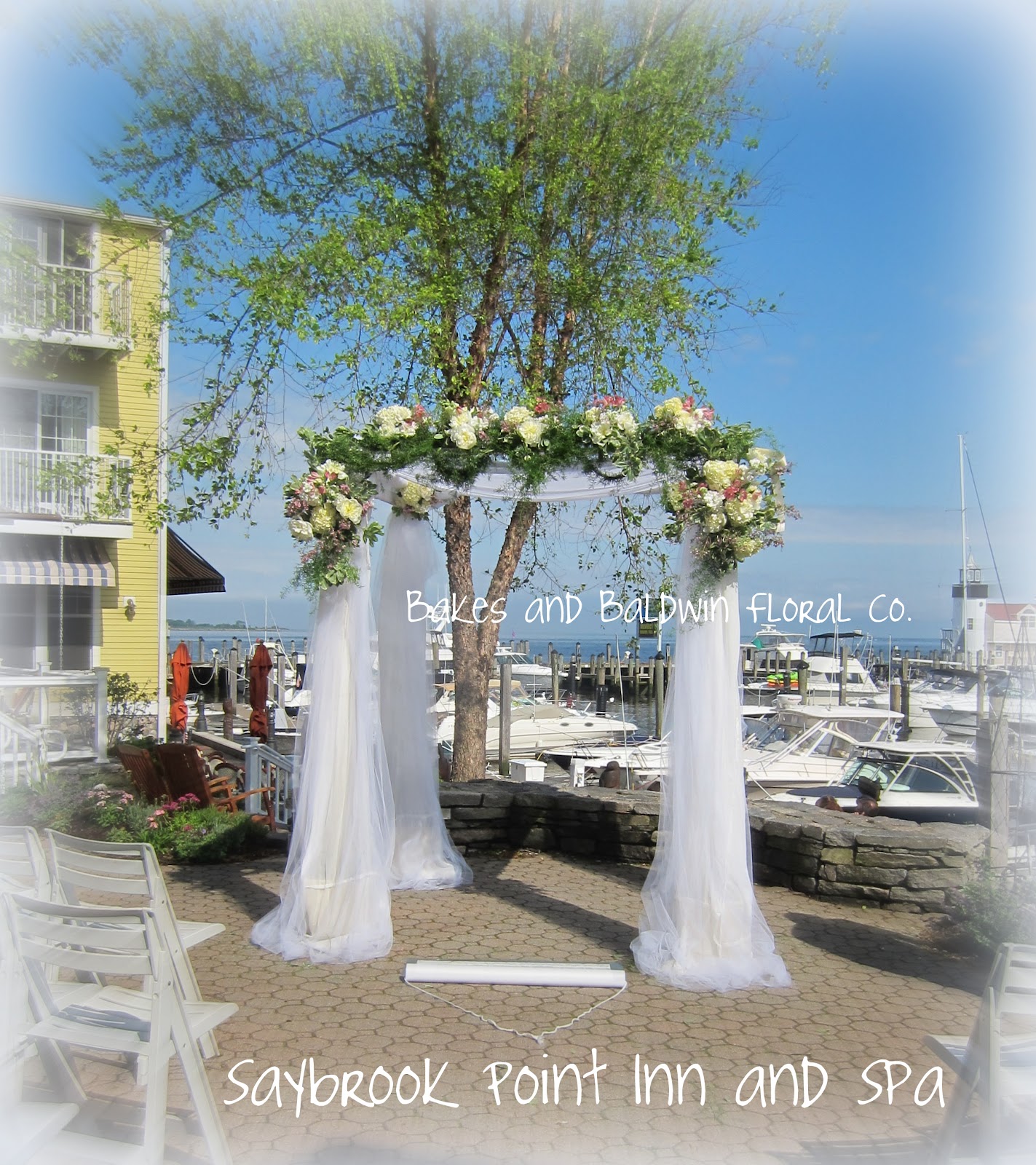 Bakes and Baldwin Floral Co.: Saybrook Point Inn, wedding
