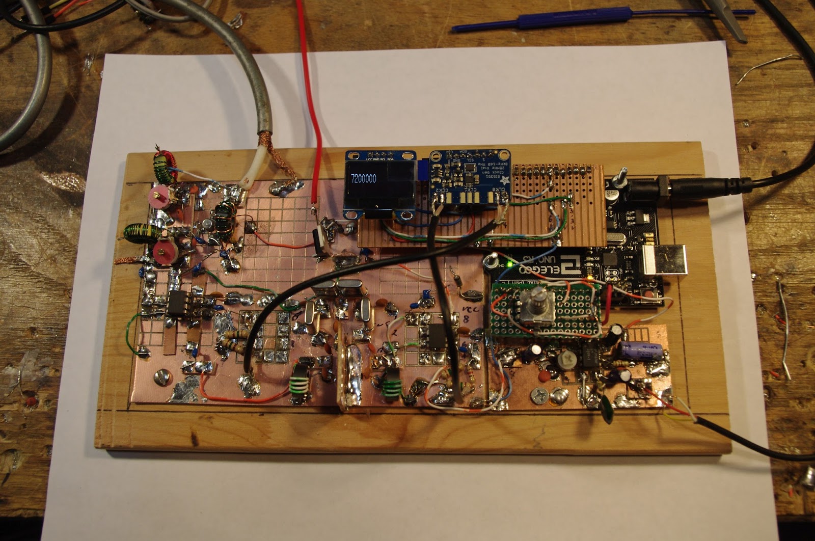 SolderSmoke Daily News: NE602 Si5351 OLED "Whole Foods" Receiver