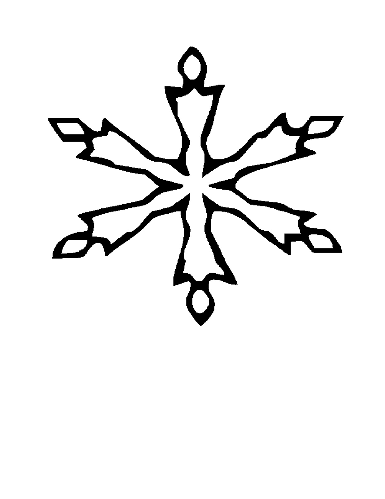 Modele cu FULGI de colorat - decupat - 69 :: Fise de lucru - gradinita ...