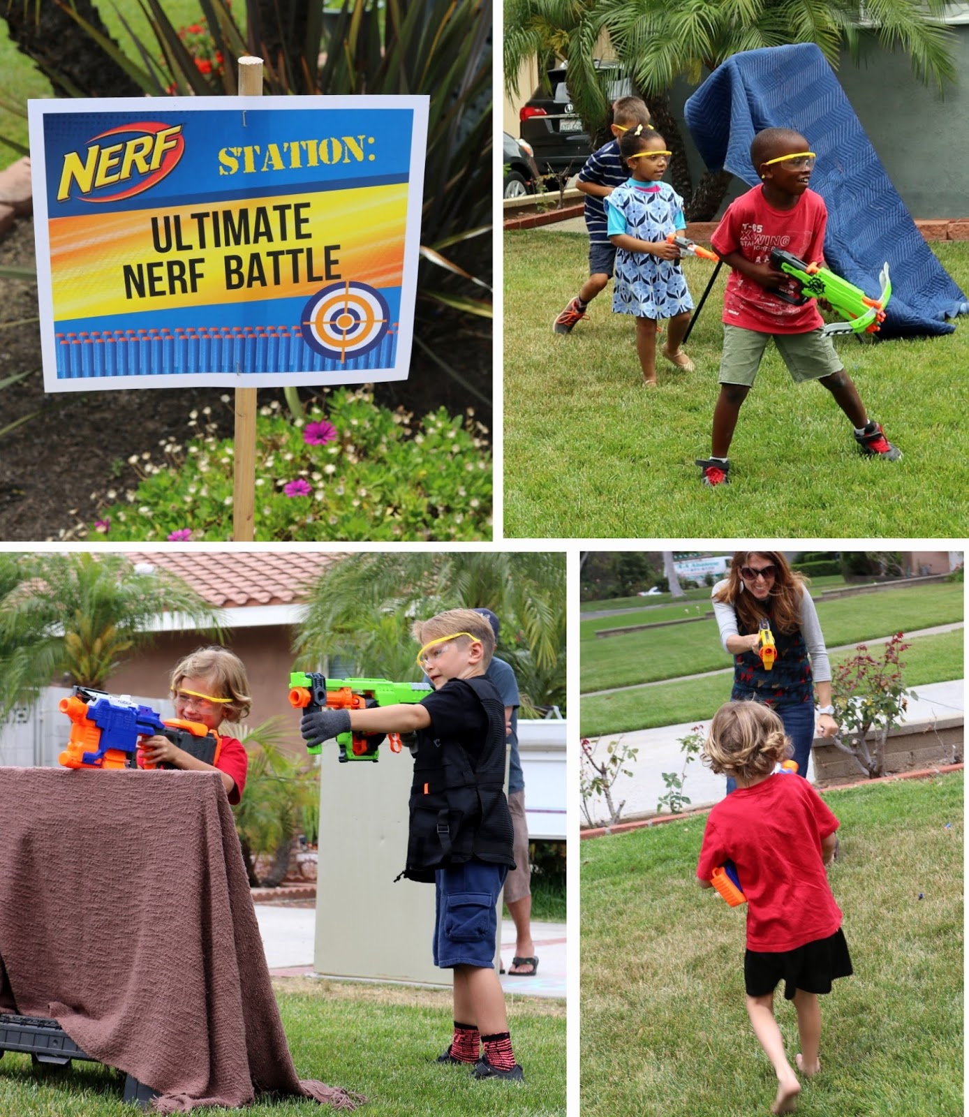 Invite and Delight: Nerf Gun Party