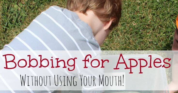 Bobbing for Apples for Toddlers | Sunny Day Family