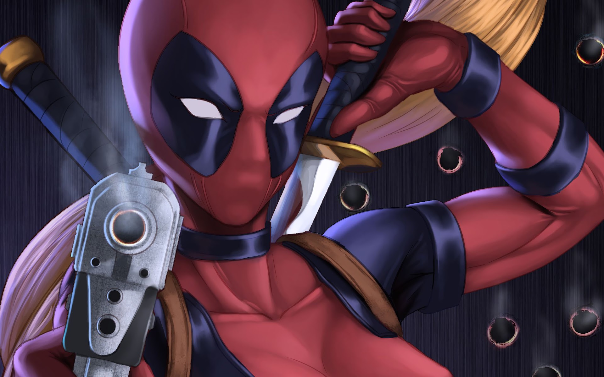 Lady Deadpool, 4K, #120 Wallpaper PC Desktop