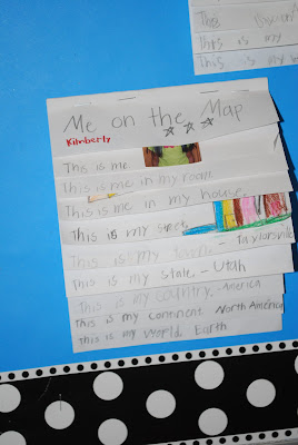 Grade One Fun with Mrs. Roper: Me On The Map