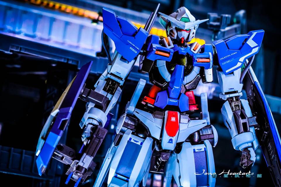 GUNDAM GUY: Metal Build Gundam Exia & 00 Raiser - Diorama Photo Images