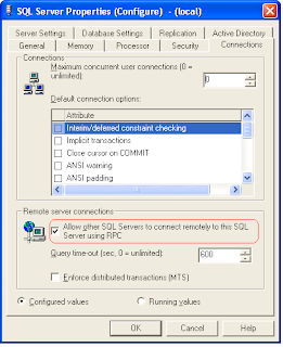 Sql Server does not exists or Access is Denied Error