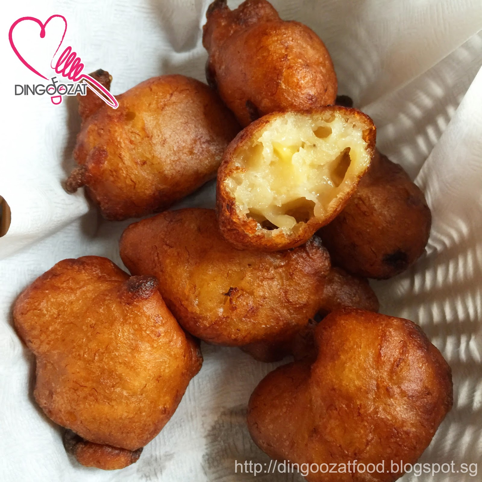 Miki's Food Archives : Mashed Banana Fritters aka Jemput-Jemput Pisang ...