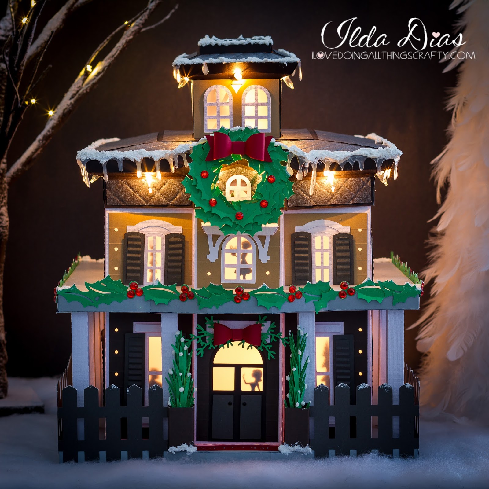 I Love Doing All Things Crafty: SVG Cuts Mistletoe Manor | 3D Paper ...