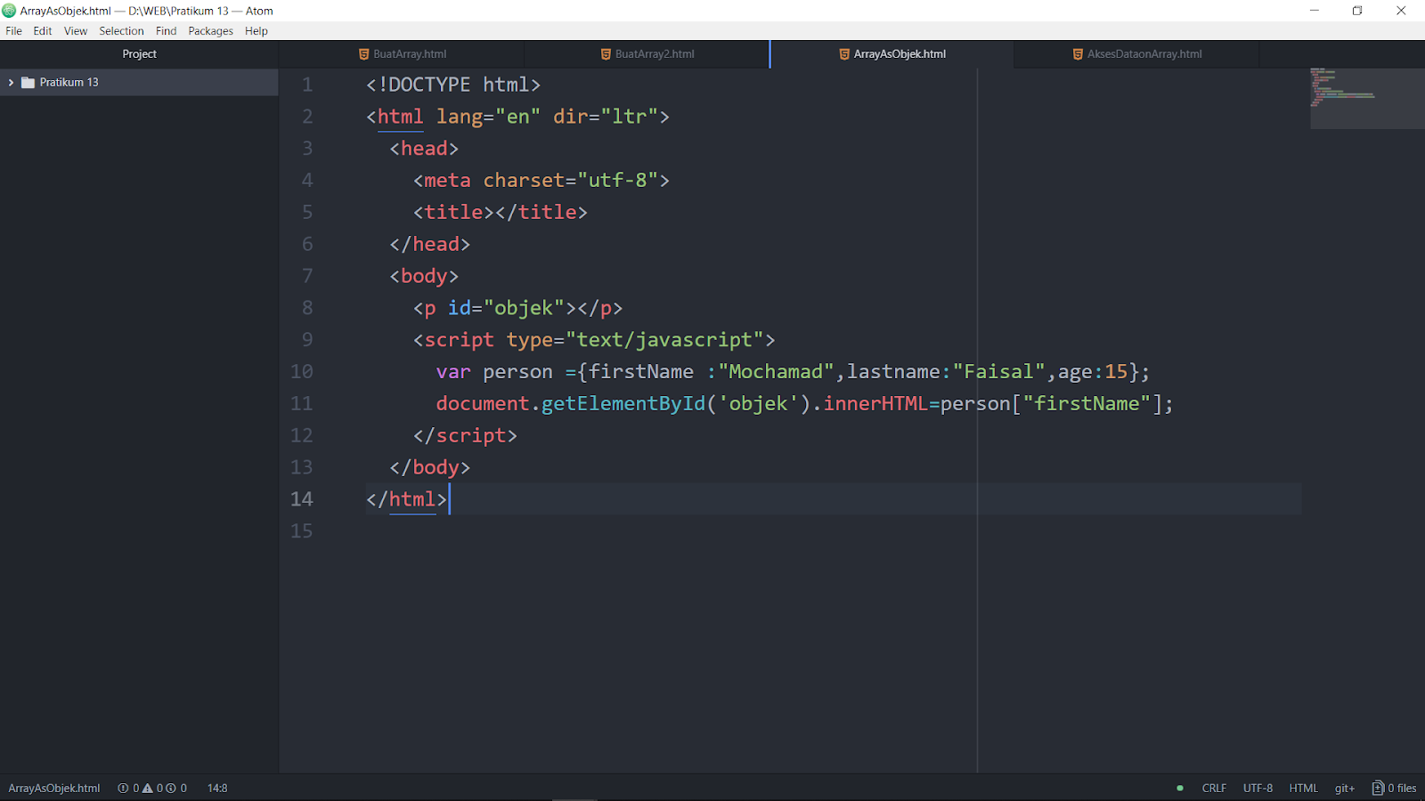 Arra pada JavaScript - Serba Serbi Programming